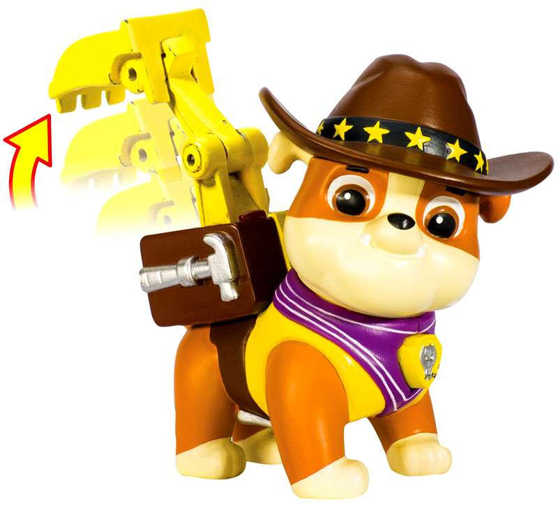 Paw Patrol Action Pack Pup Hero Pup Cowboy Rubble Figure Spin Master ...
