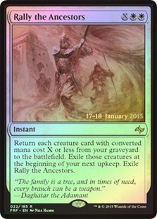 Magic The Gathering Prerelease Release Single Card Promo Rally the ...
