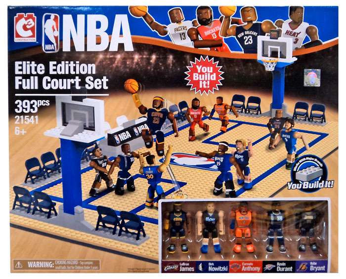 NBA C3 Construction Elite Edition Full Court Building Set 21541 2015 ...