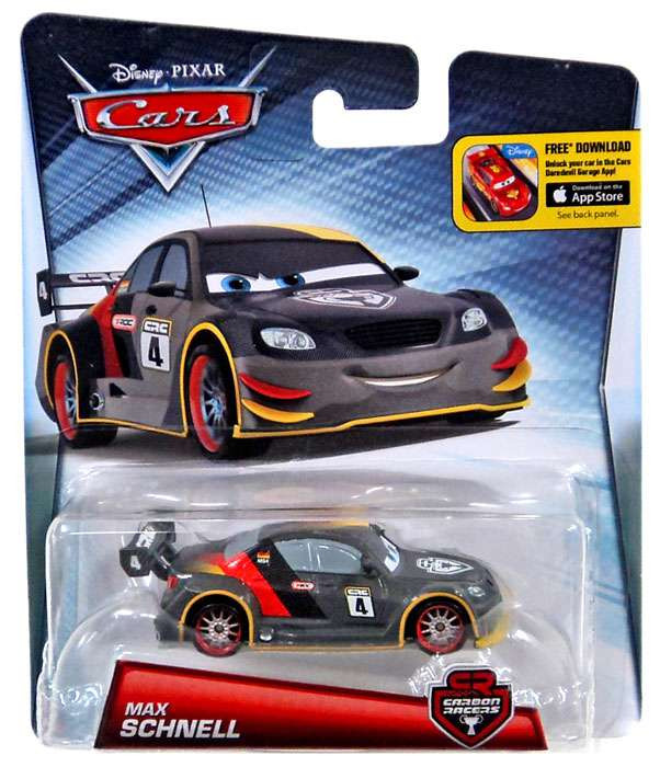 Disney Pixar Cars Carbon Racers Max Schnell 155 Diecast Car Mattel Toys ...