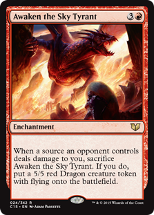 Magic The Gathering Commander 2015 Single Card Rare Awaken the Sky ...