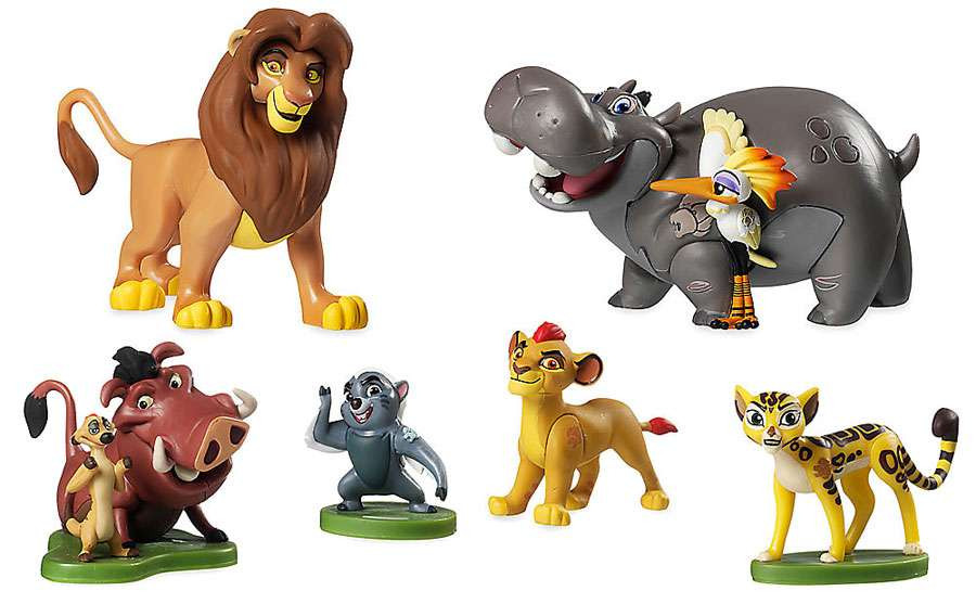 Disney The Lion Guard The Lion Guard Exclusive 6-Piece PVC Figure Play ...