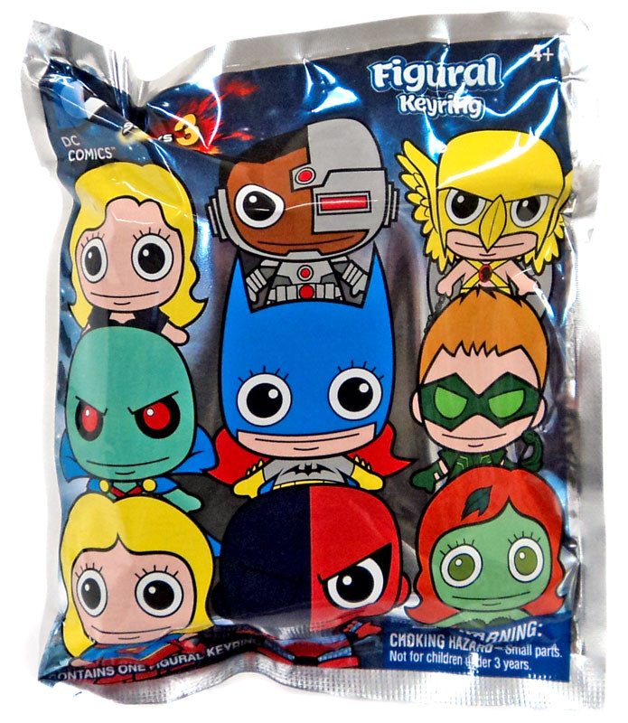 DC 3D Figural Keyring DC Series 3 Mystery Pack Monogram - ToyWiz