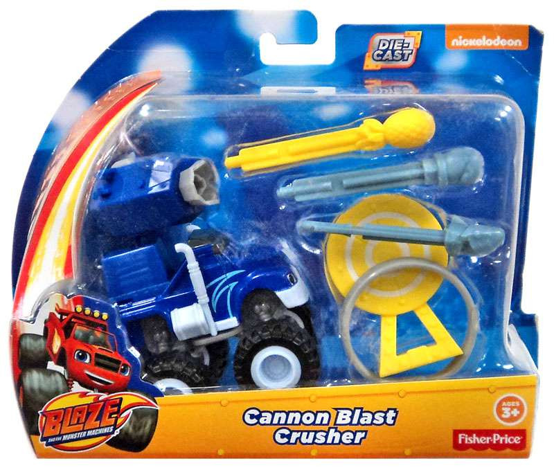 Fisher Price Blaze the Monster Machines Cannon Blast Crusher Diecast ...