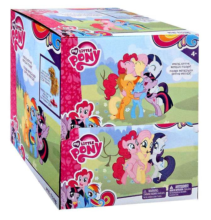 My Little Pony My Little Pony PVC Metallic Mystery Box 24 Packs Blip ...