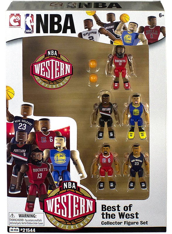 NBA C3 Construction Best of the West Minifigure 5-Pack 21544 2016 ...