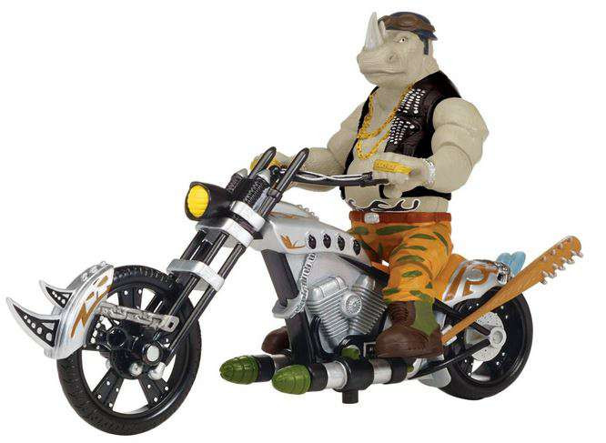 Teenage Mutant Ninja Turtles Out of the Shadows Rhino Chopper 4 Action ...