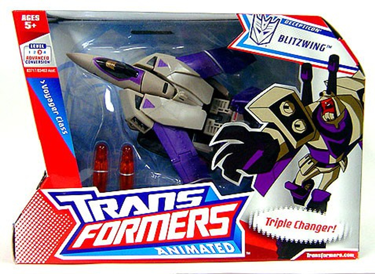 Transformers Animated Blitzwing Voyager Action Figure Hasbro Toys - ToyWiz