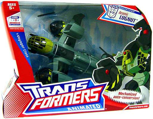 Transformers Animated Atomic Lugnut Voyager Action Figure Bomber Jet ...