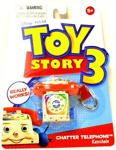 Toy Story 3 Chatter Telephone Keychain Basic Fun - ToyWiz