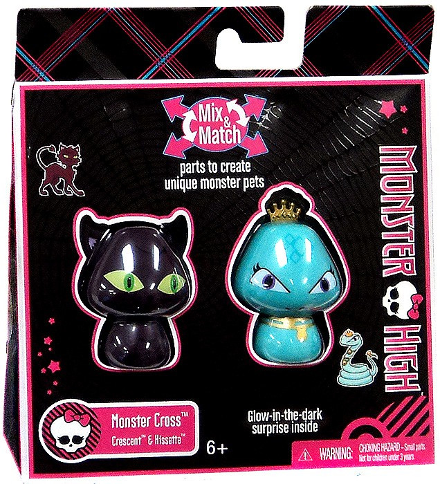 Monster High Monster Cross Crescent Hissette Figure 2-Pack Mattel Toys ...