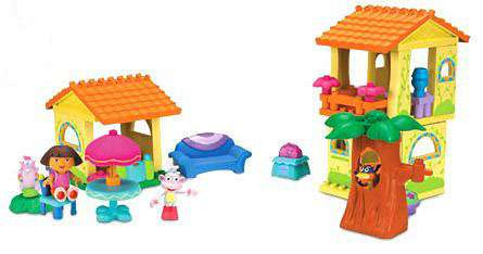 Mega Bloks Dora the Explorer Doras Play Date Adventure Set 3059 - ToyWiz