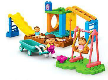 Mega Bloks Dora the Explorer Doras Park Adventure Set 3057 - ToyWiz