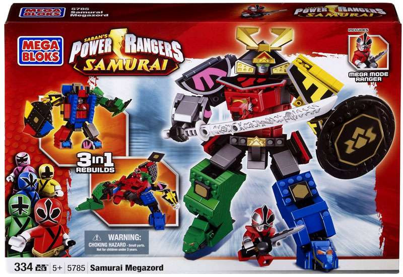 Mega Bloks Power Rangers Samurai Samurai Megazord Set 5785 - ToyWiz