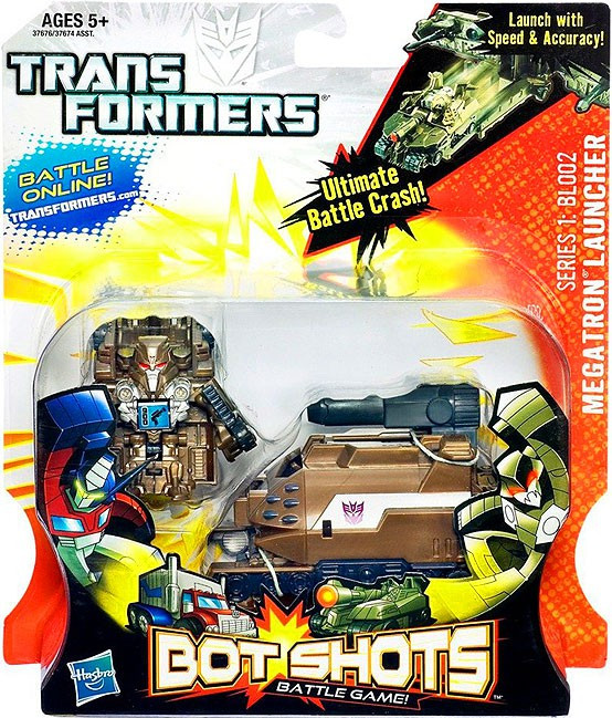 Transformers Bot Shots Battle Game Series 1 Megatron Launcher Action ...