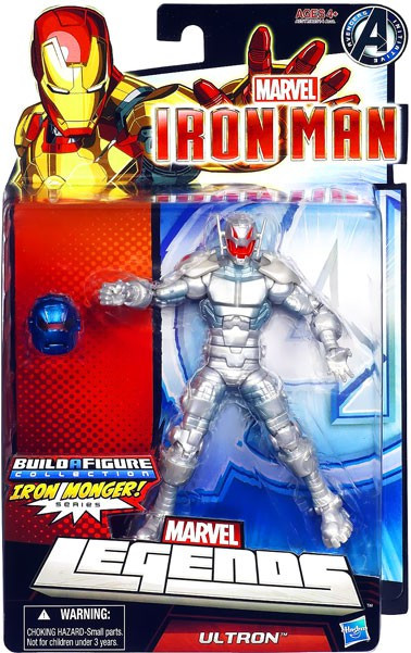 Marvel Legends Iron Monger Series Ultron Action Figure Hasbro Toys - ToyWiz