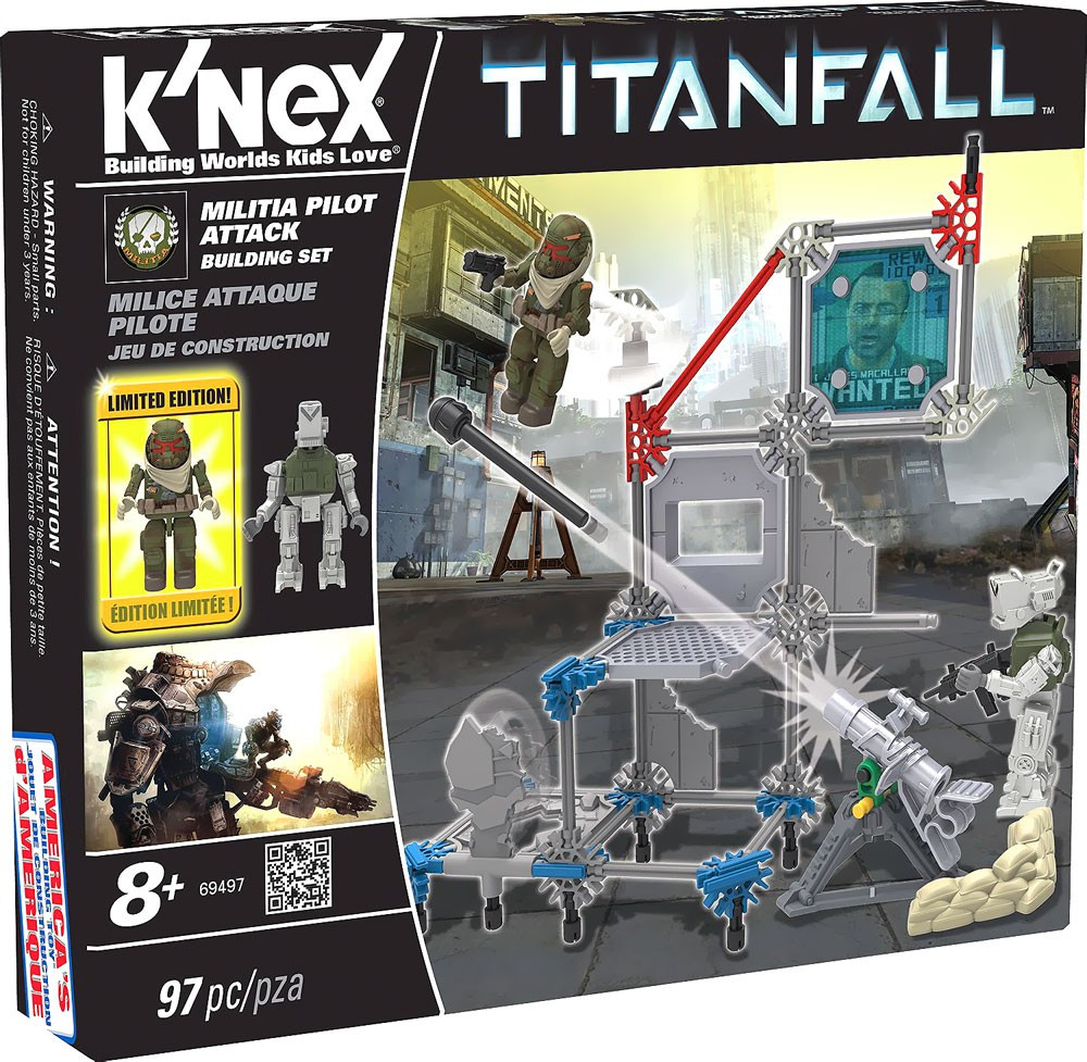 KNEX Titanfall MILITIA Pilot Attack Set 69497 - ToyWiz