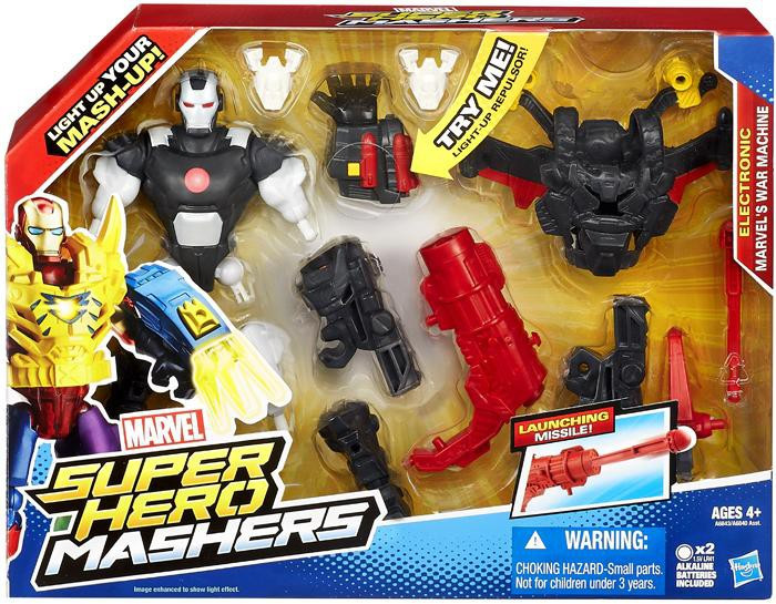 Marvel Super Hero Mashers Marvels War Machine Electronic Action Figure ...