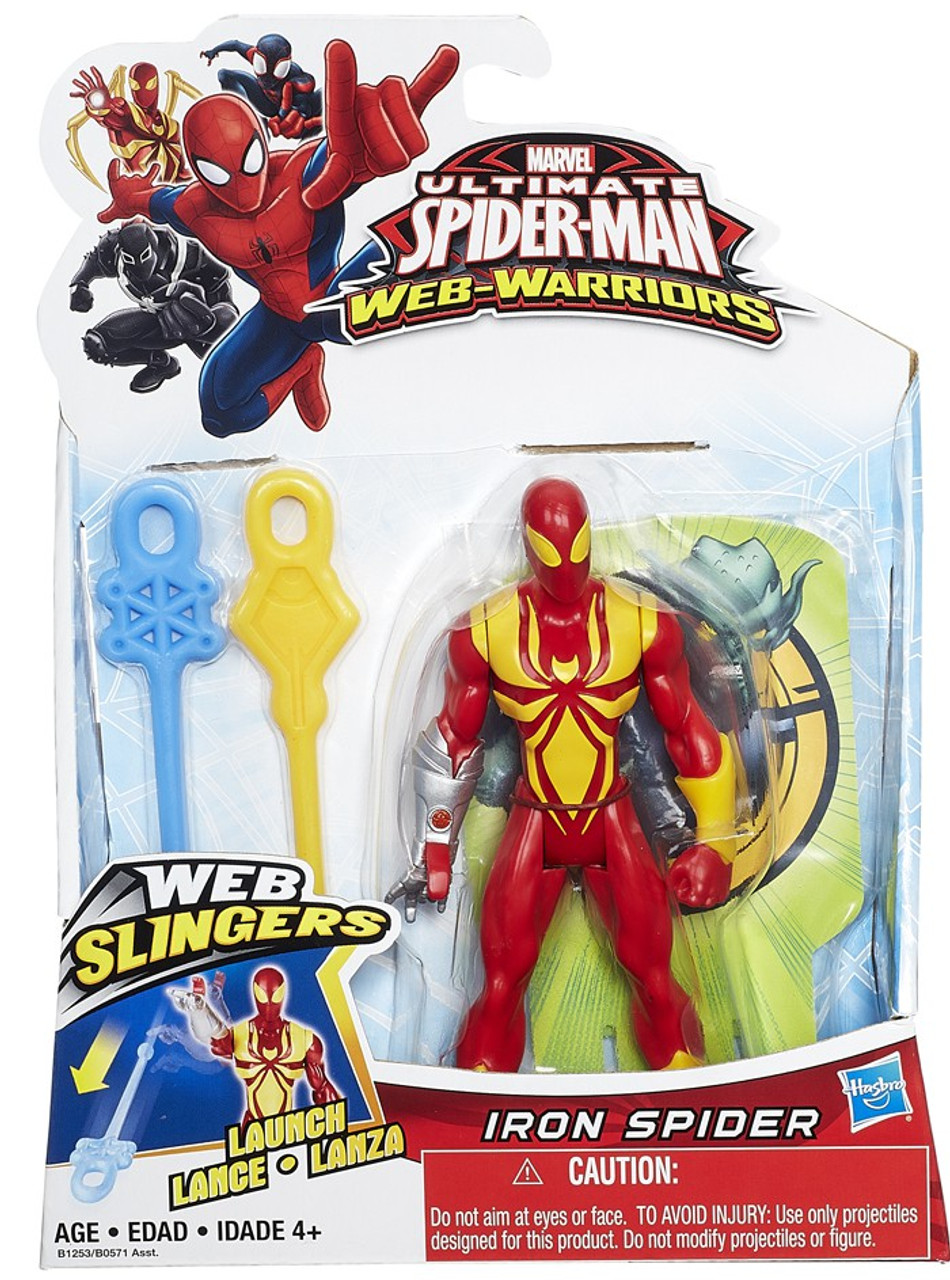 Ultimate Spider-Man Web-Warriors Web Slingers Iron Spider Action Figure ... Ultimate Spider-Man Web-Warriors Web Slingers Iron Spider Action Figure ...