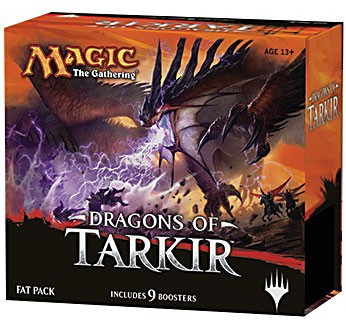 Magic The Gathering Trading Card Game Dragons of Tarkir Fat Pack ...
