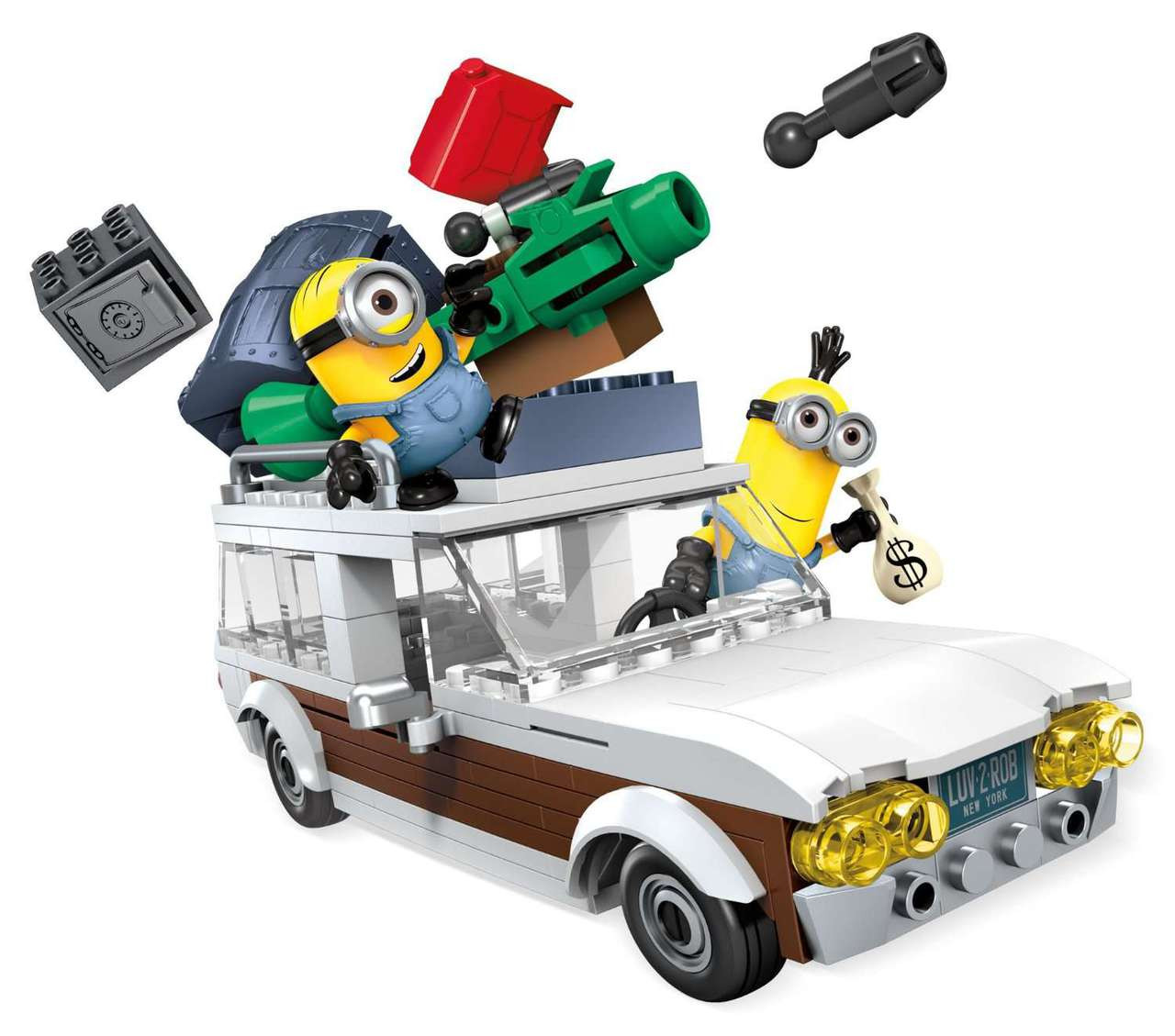 Mega Bloks Minions Station Wagon Getaway Set 38025 - ToyWiz