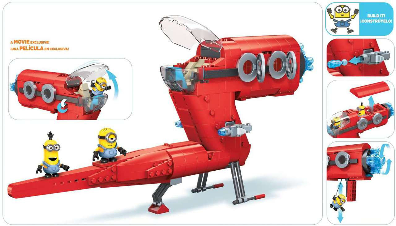 Mega Bloks Minions Supervillain Jet Set 38029 - ToyWiz