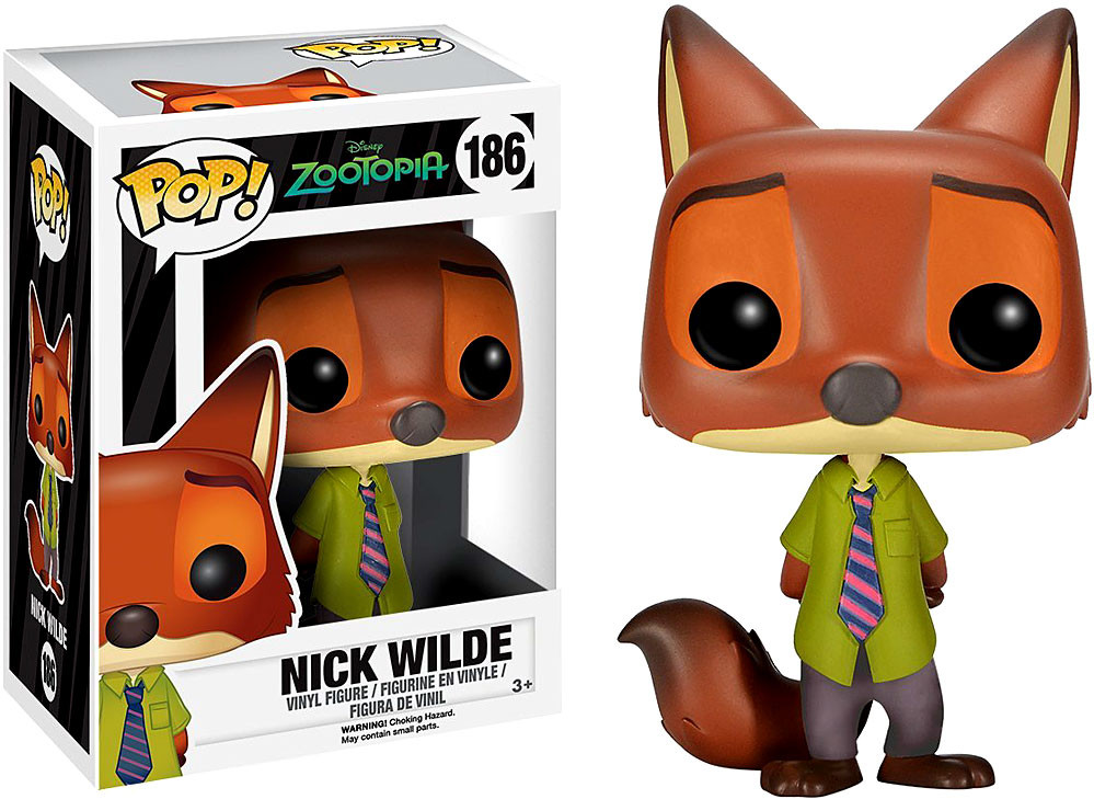 Funko Disney Zootopia Funko POP Disney Nick Wilde Vinyl Figure 186 - ToyWiz