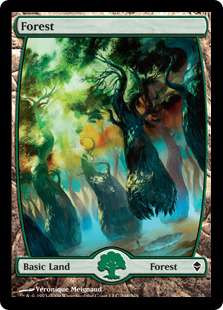 Magic The Gathering Zendikar Single Card Basic Land Forest 248 - ToyWiz