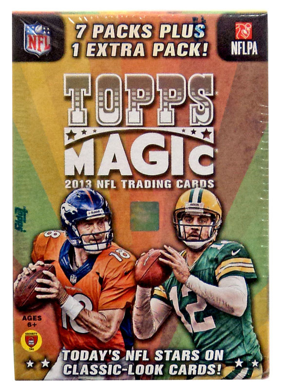 NFL Topps 2013 Magic Football Trading Card BLASTER Box 8 Packs - ToyWiz