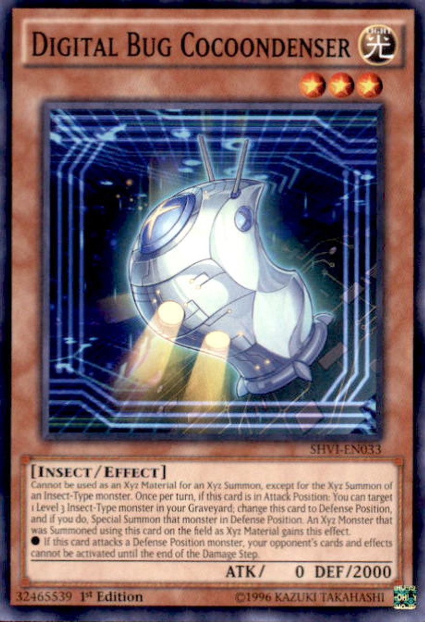 YuGiOh Shining Victories Single Card Common Digital Bug Cocoondenser SHVI-EN033 - ToyWiz