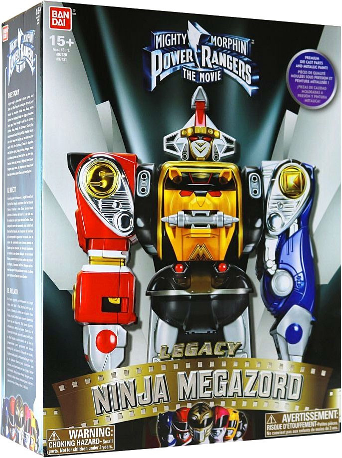 Power Rangers Mighty Morphin Legacy Ninja Megazord 11 Action FIgure ...