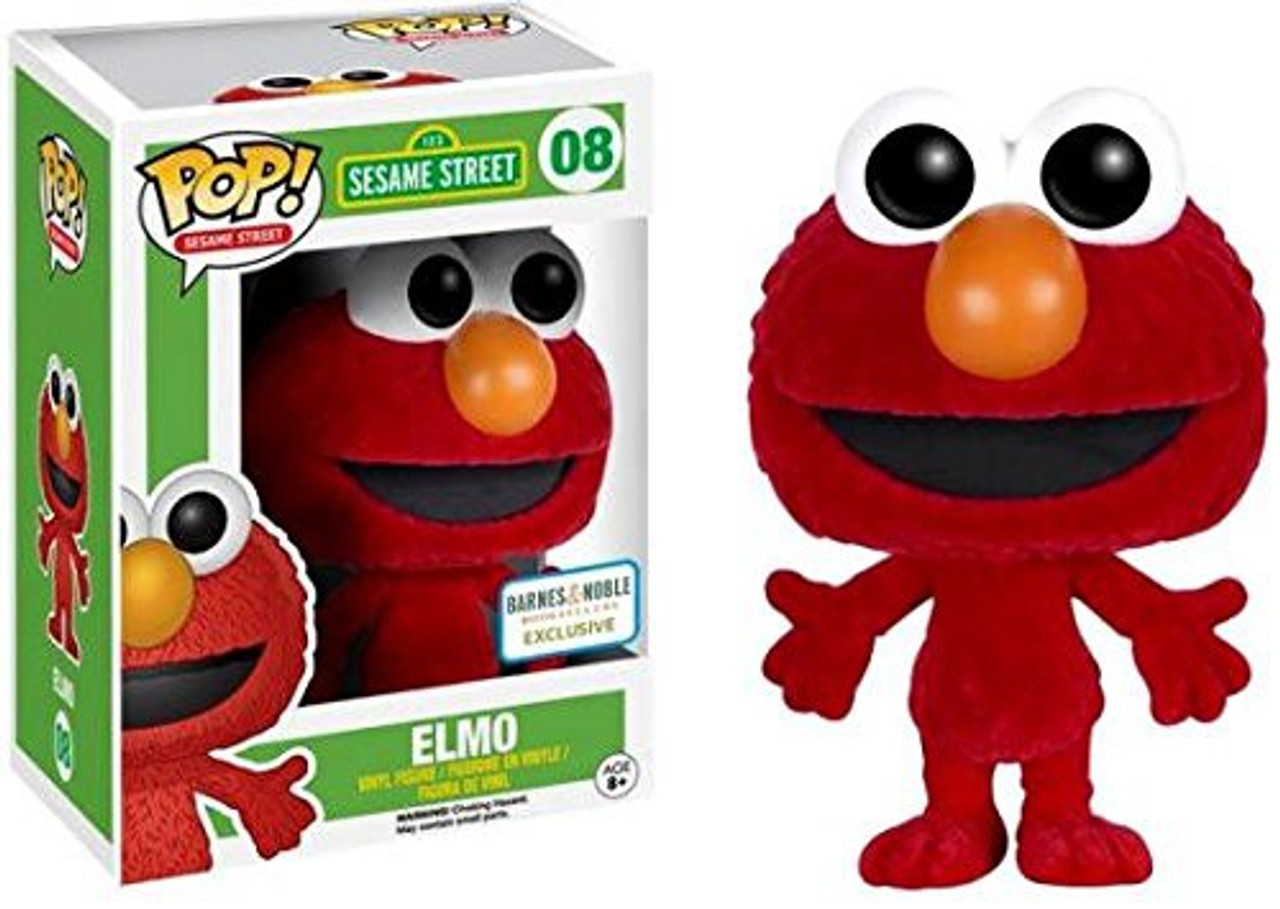 Funko Sesame Street Pop Tv Elmo Vinyl Figure 08 Flocked Toywiz