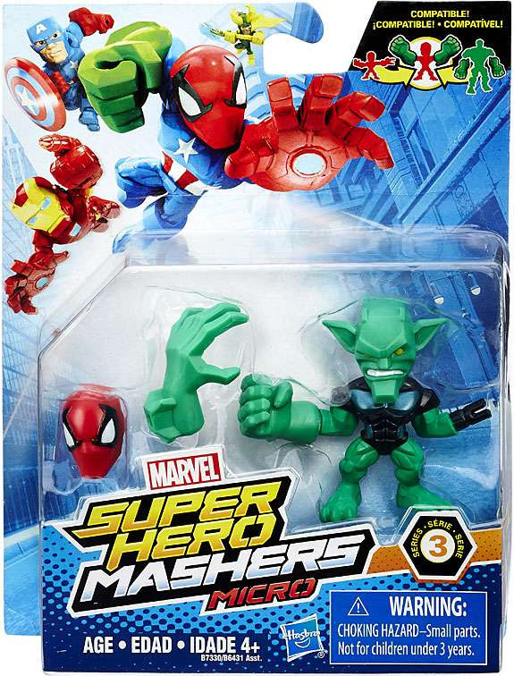 Marvel Super Hero Mashers Micro Series 3 Ultimate Goblin 2 Mini Figure ...