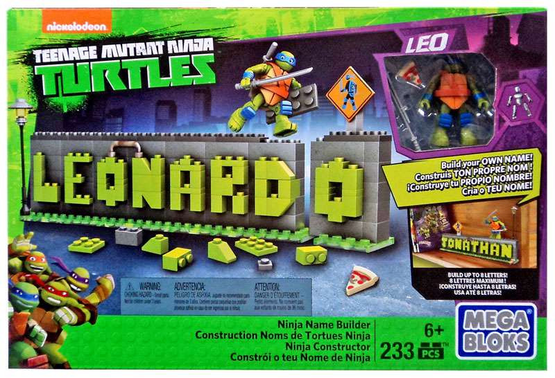 Mega Bloks Teenage Mutant Ninja Turtles Animation Ninja Name Builder ...