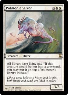 Magic The Gathering Time Spiral Single Card Rare Pulmonic Sliver 36 ...