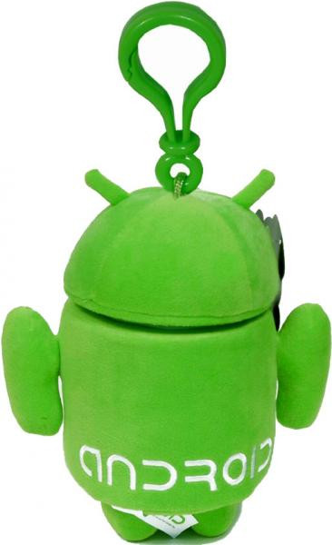 Android Green Guy Plush Backpack Clip Commonwealth Toys - ToyWiz