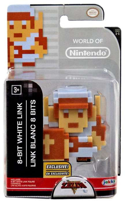 World of Nintendo Legend of Zelda 8-Bit White Link Exclusive 2.5 Mini ...