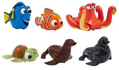 Disney Pixar Finding Dory Swigglefish Exclusive Figure 6-Pack Bandai ...