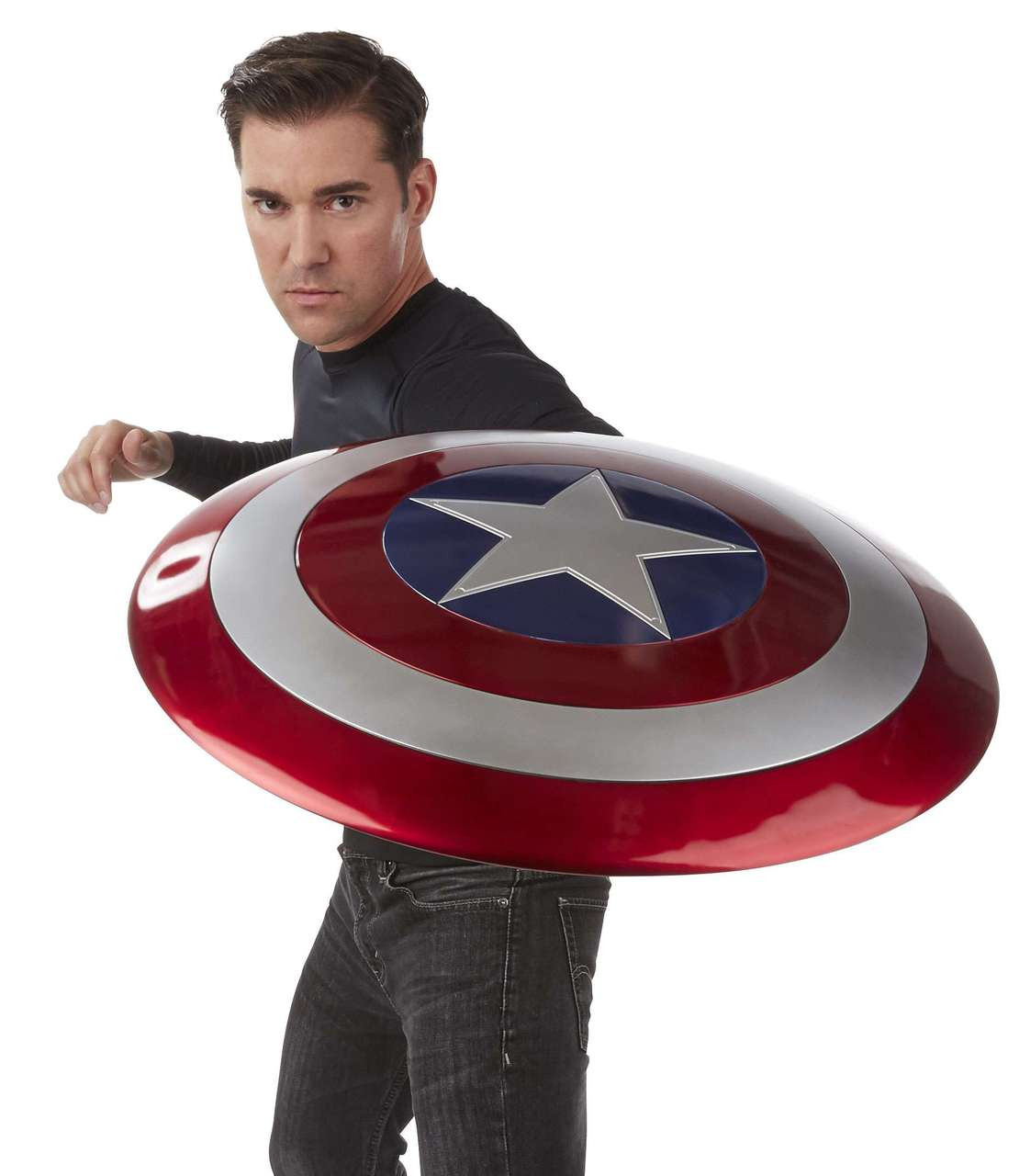 Marvel Legends Gear Captain America Shield 11 Prop Replica Movie ...