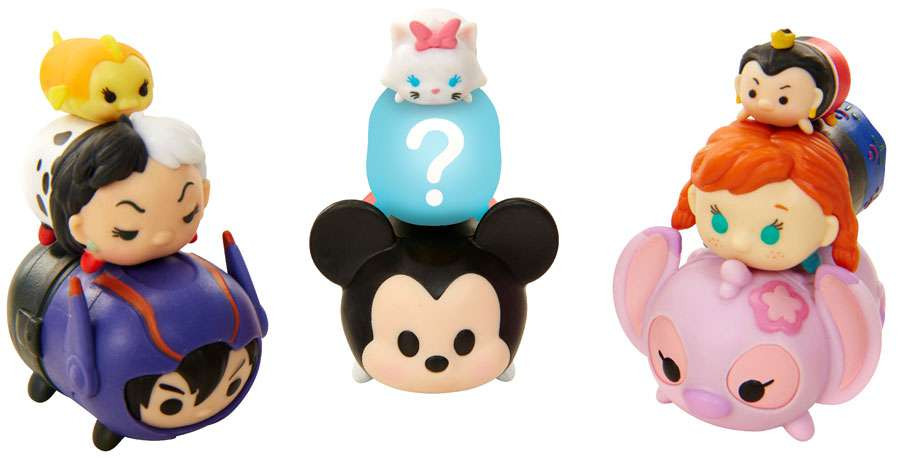 Disney Tsum Tsum Series 3 Cleo, Marie, Queen of Hearts, Cruella De Vil ...