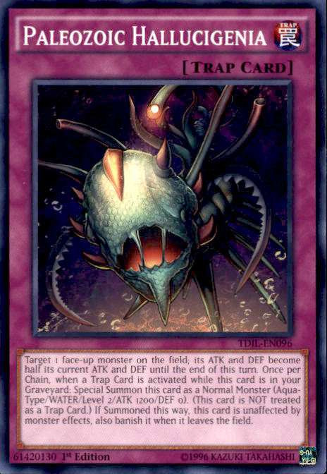 YuGiOh The Dark Illusion Single Card Common Paleozoic Hallucigenia TDIL ...