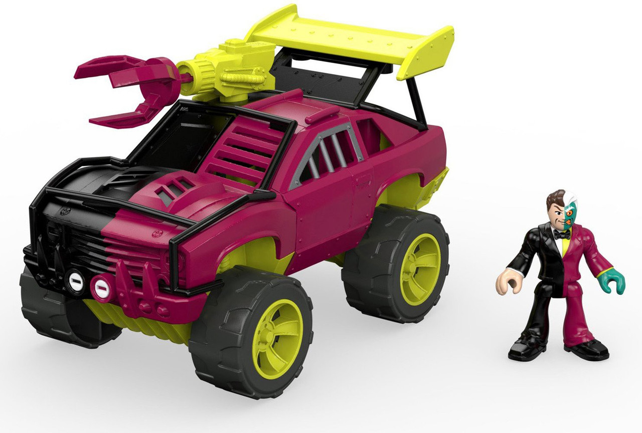 Fisher Price DC Super Friends Imaginext Two-Face SUV 3 Figure Set - ToyWiz
