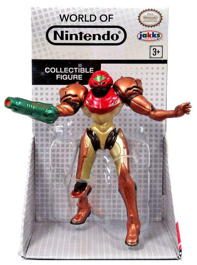 World of Nintendo Super Mario Samus 2.5 Mini Figure Jakks Pacific - ToyWiz