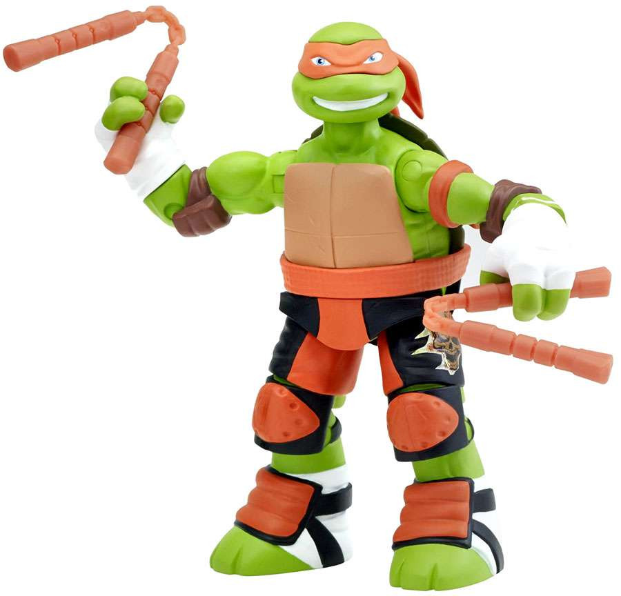 Teenage Mutant Ninja Turtles Nickelodeon Ninja Kick Mikey 4 Action ...
