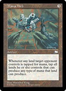 Magic The Gathering Weatherlight Single Card Rare Mana Web - ToyWiz