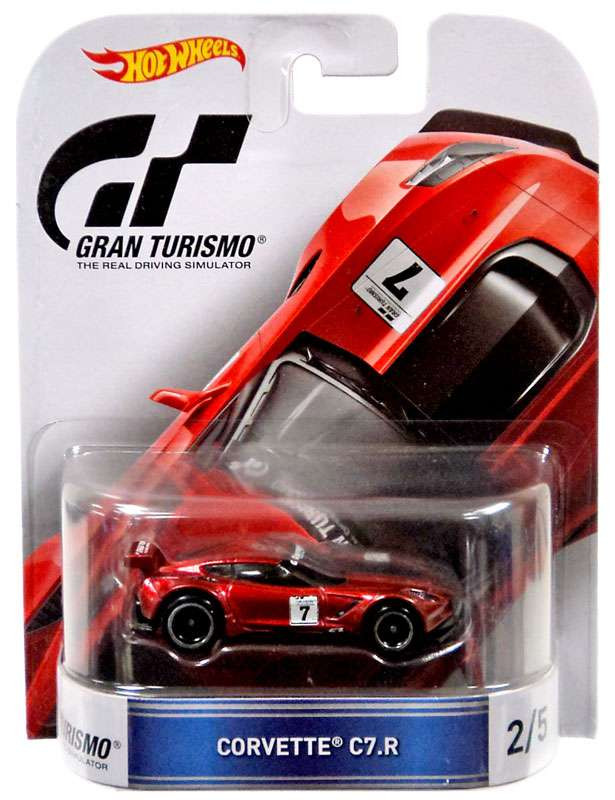 Hot Wheels Gran Turismo Corvette C7.R 164 Die-Cast Car 25 Mattel Toys ...