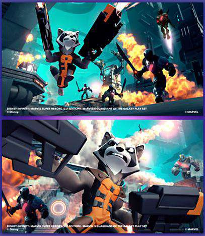Disney Infinity 2.0 Edition Marvel Super Heroes Rocket Raccoon Game ...
