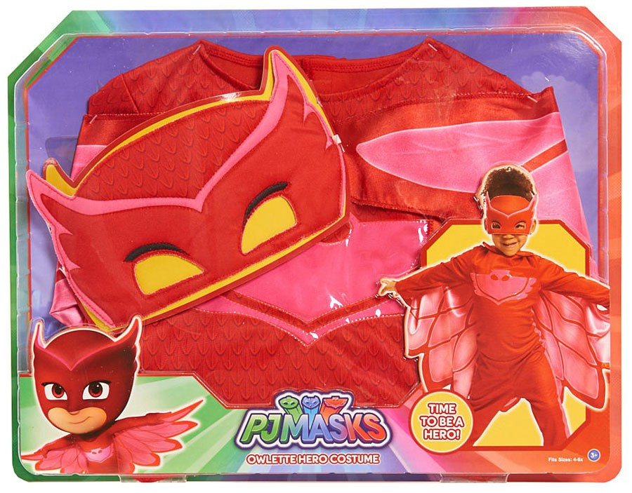 Disney Junior PJ Masks Owlette Costume 4-6x Just Play - ToyWiz