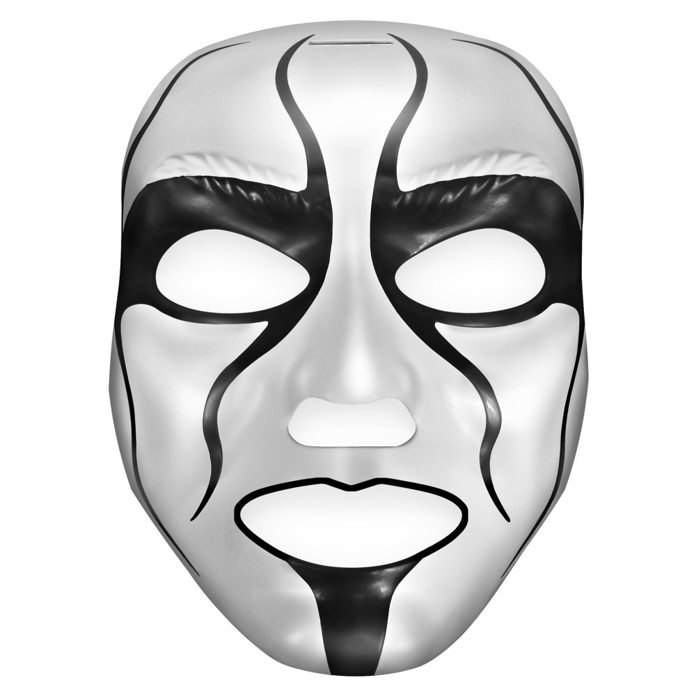WWE Wrestling Sting Replica Mask White Mattel Toys - ToyWiz