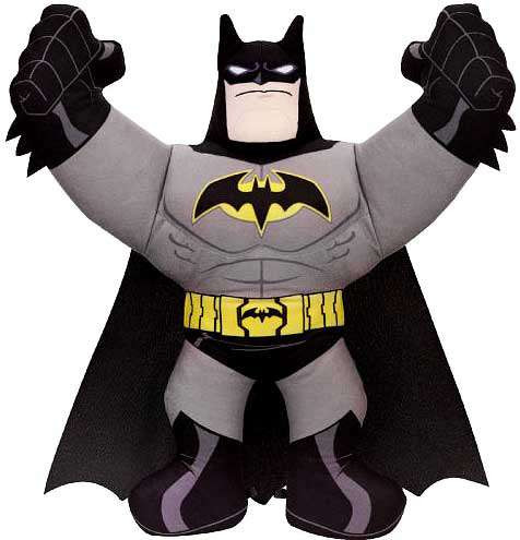 Batman Hero Buddies Batman Plush Talking Mattel Toys - ToyWiz
